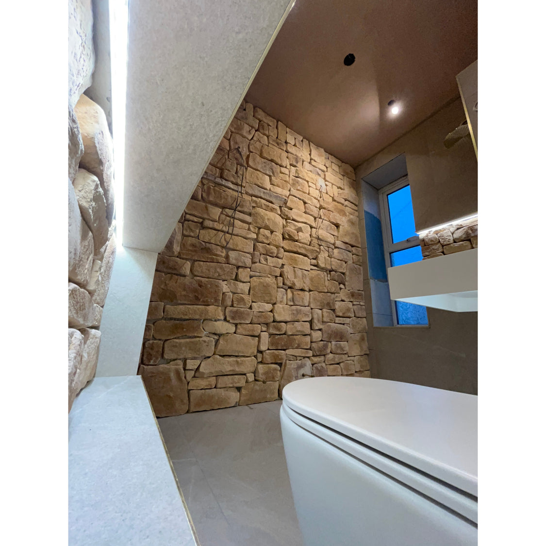 Stone Cladding | Cotswold Blend | Stone Slips – Brick-Slips.UK